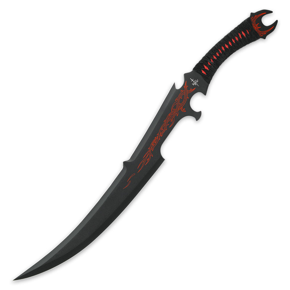 UnitedCutlery.Com: Kit Rae Mithrokil Short Sword, Black with Sheath ...