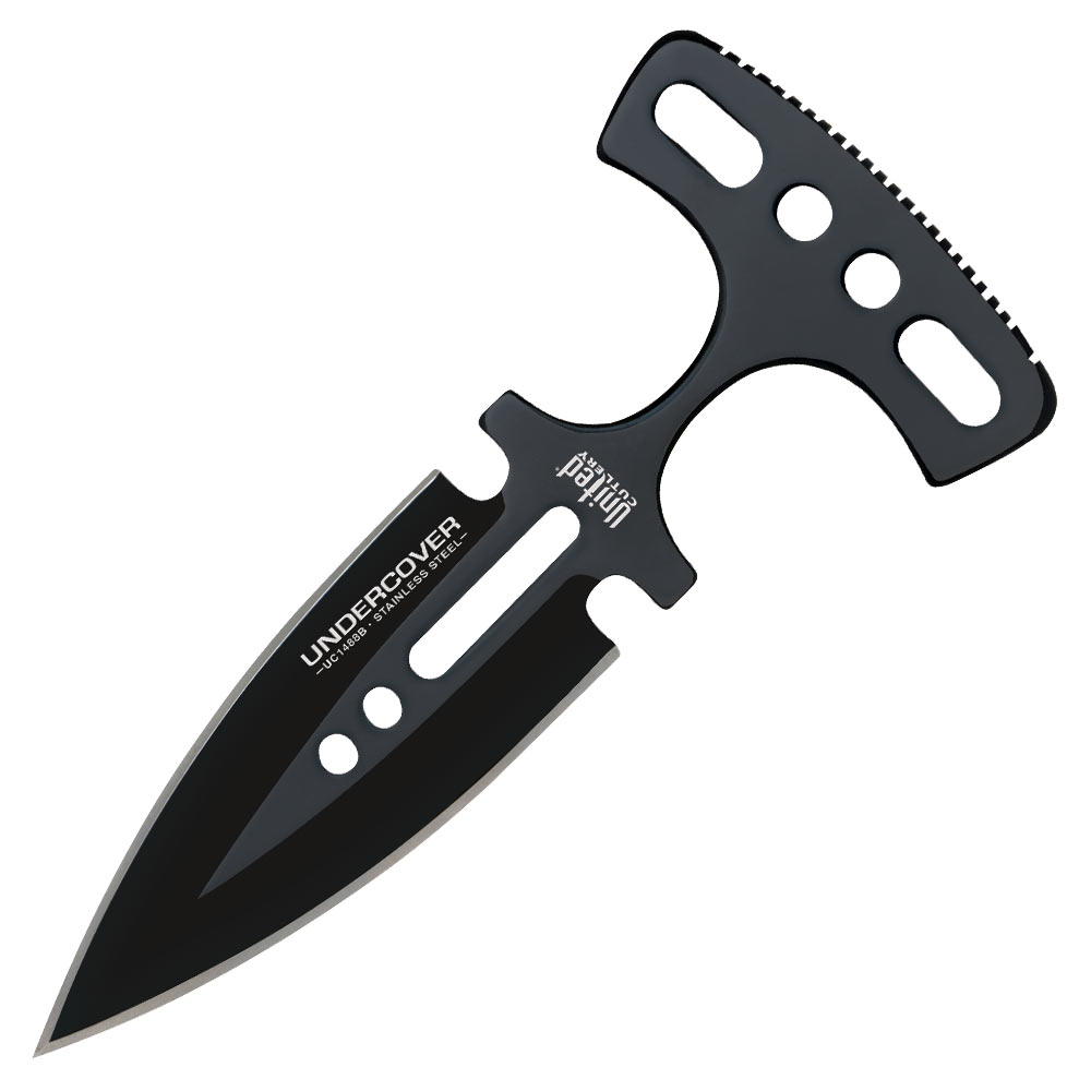 UnitedCutlery.Com: Undercover Magnum Black Push Dagger - UC1488B