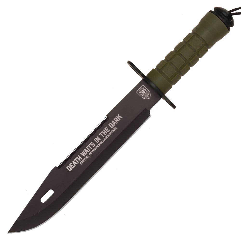 UnitedCutlery.Com: SOA Death In The Dark Survival Knife with Sheath ...