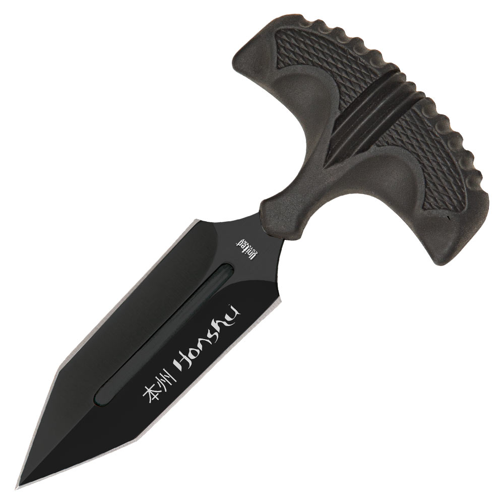 UnitedCutlery.Com: United Honshu Push Dagger Black Tanto Small - UC2866