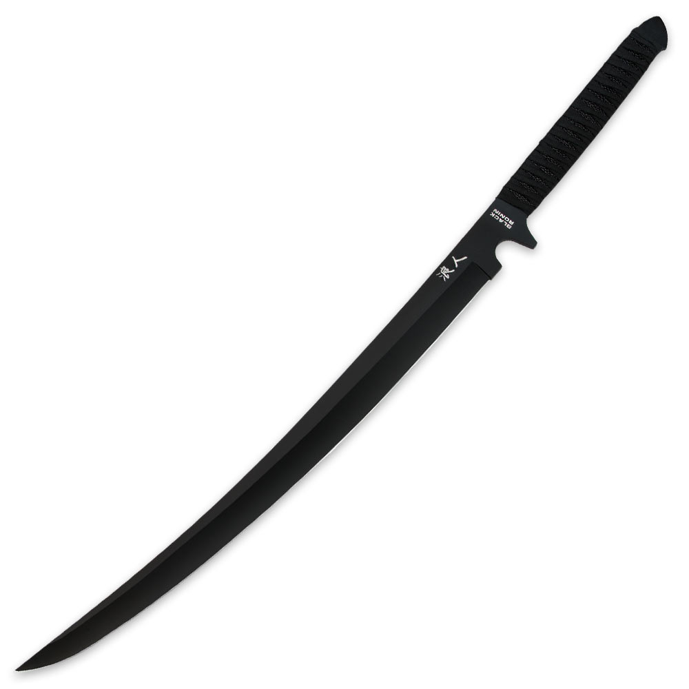 UnitedCutlery.Com: Black Ronin Samurai Sword with Shoulder Scabbard ...